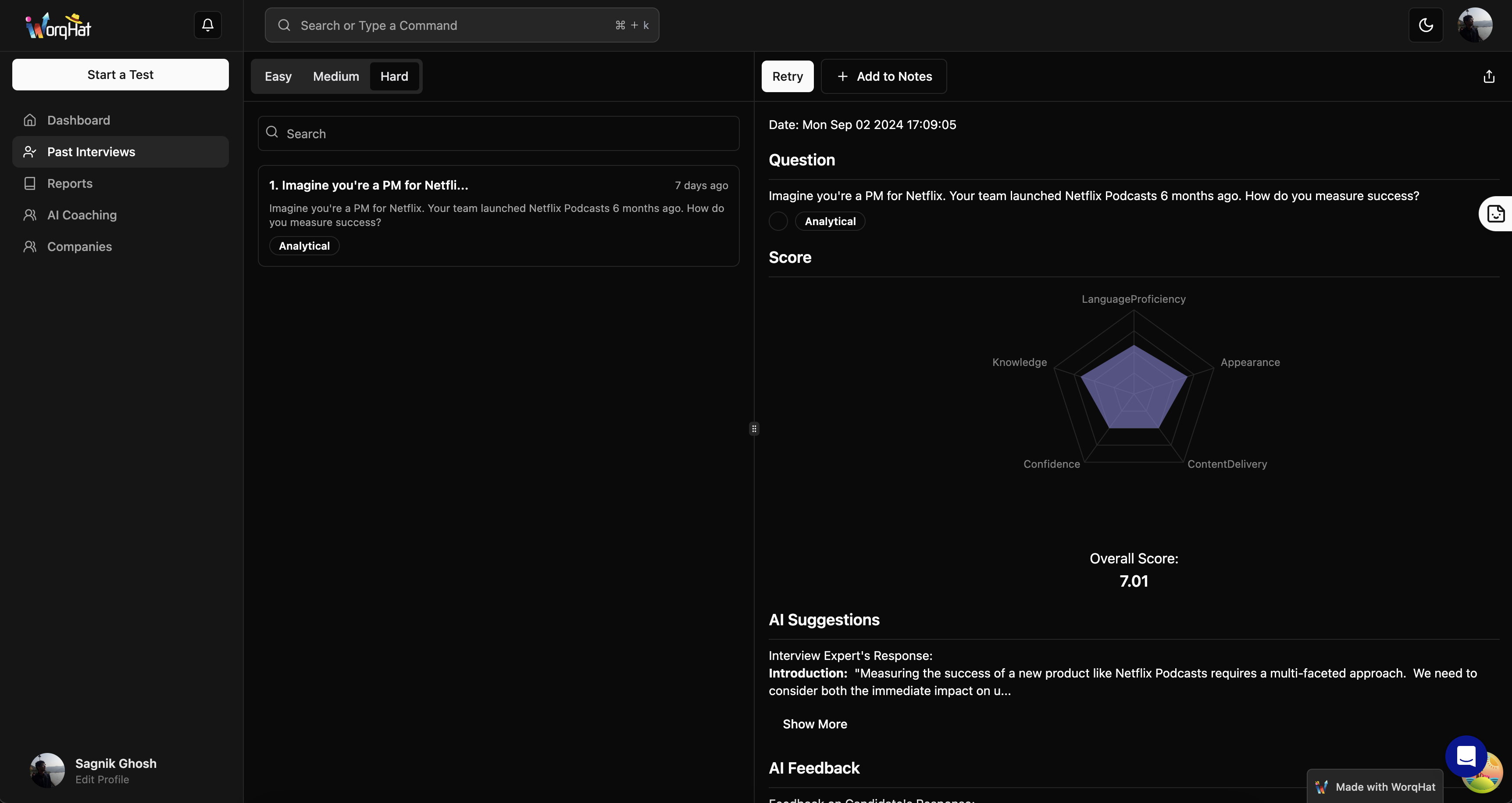 WorqHat AI Interview